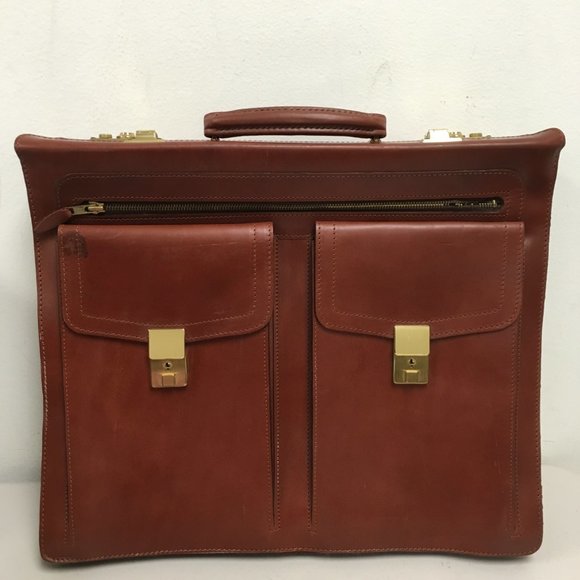 Swaine Adeney | Bags | Vintage Swaine Adeney Brigg Leather Briefcase ...
